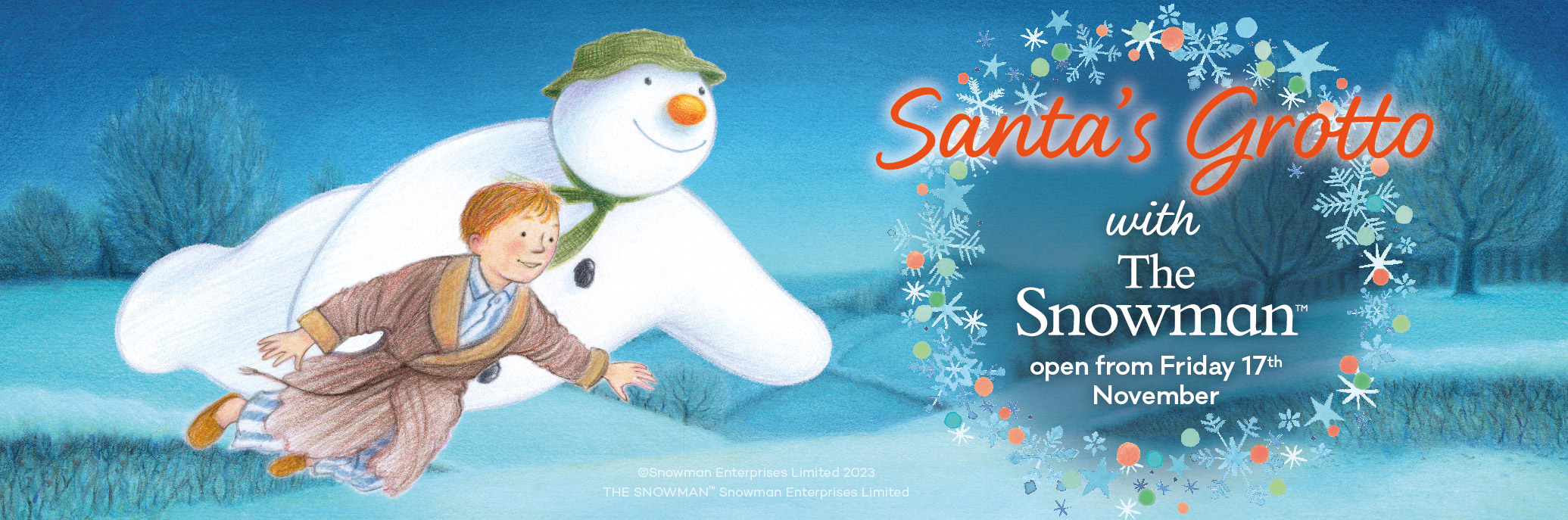 Santas Grotto at centre:mk 2023